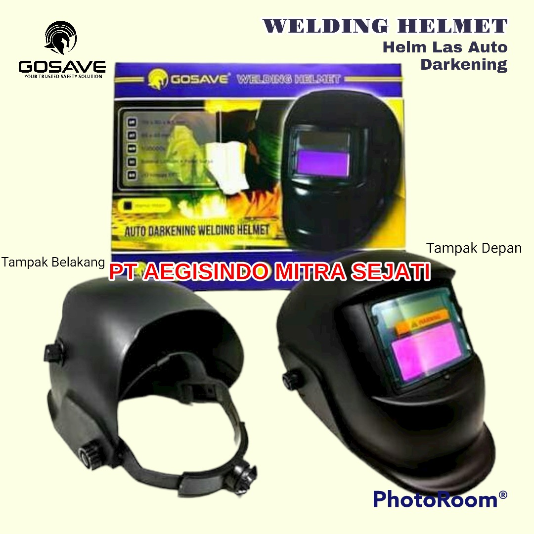 Helm Las Otomatis Auto Darkening Helm Las Safety Otomatis Kedok Las ...