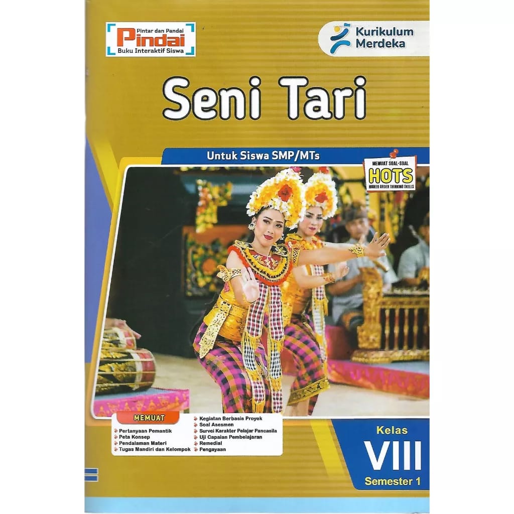 Buku LKS Seni Tari Kelas 8 SMP/MTs Kurikulum Merdeka Semester 1 | Lazada Indonesia