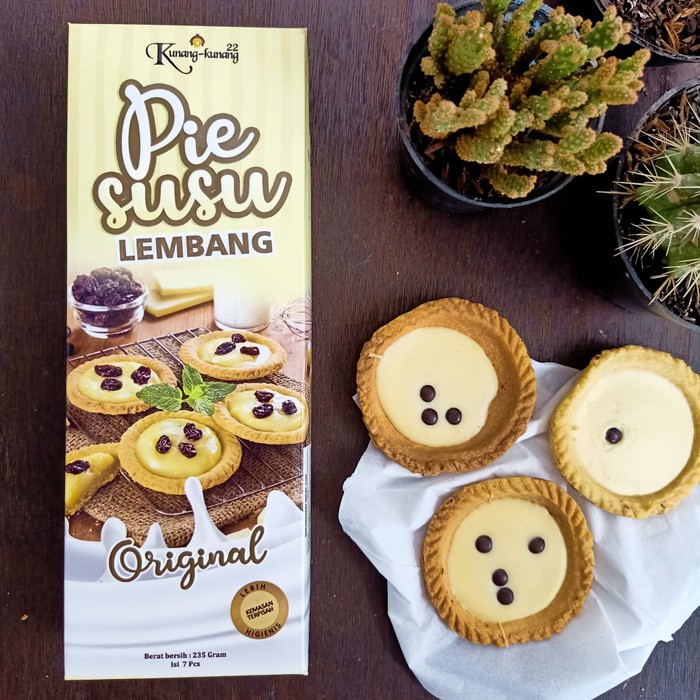 Pie Susu Lembang Rasa MIX/COKLAT/ORIGINAL - 200gr Kotak isi 6pcs ...