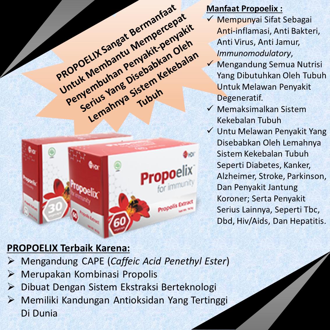 Propoelix Original HDI / Anti-Inflamasi / Anti Bakteri / Anti Virus ...