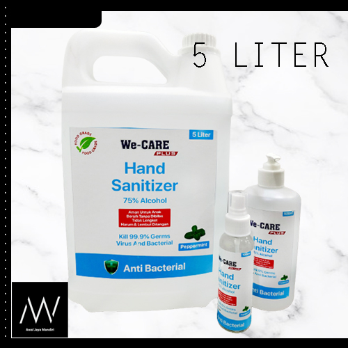 WeCare Plus HAND SANITIZER 75% ALCOHOL 5 LITER | Lazada Indonesia