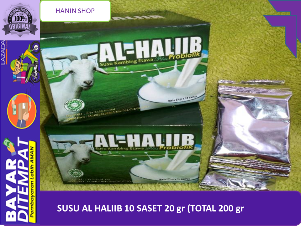 susu bubuk al halib saset 200gr/susu kambing etawa susu probiotik Susu ...