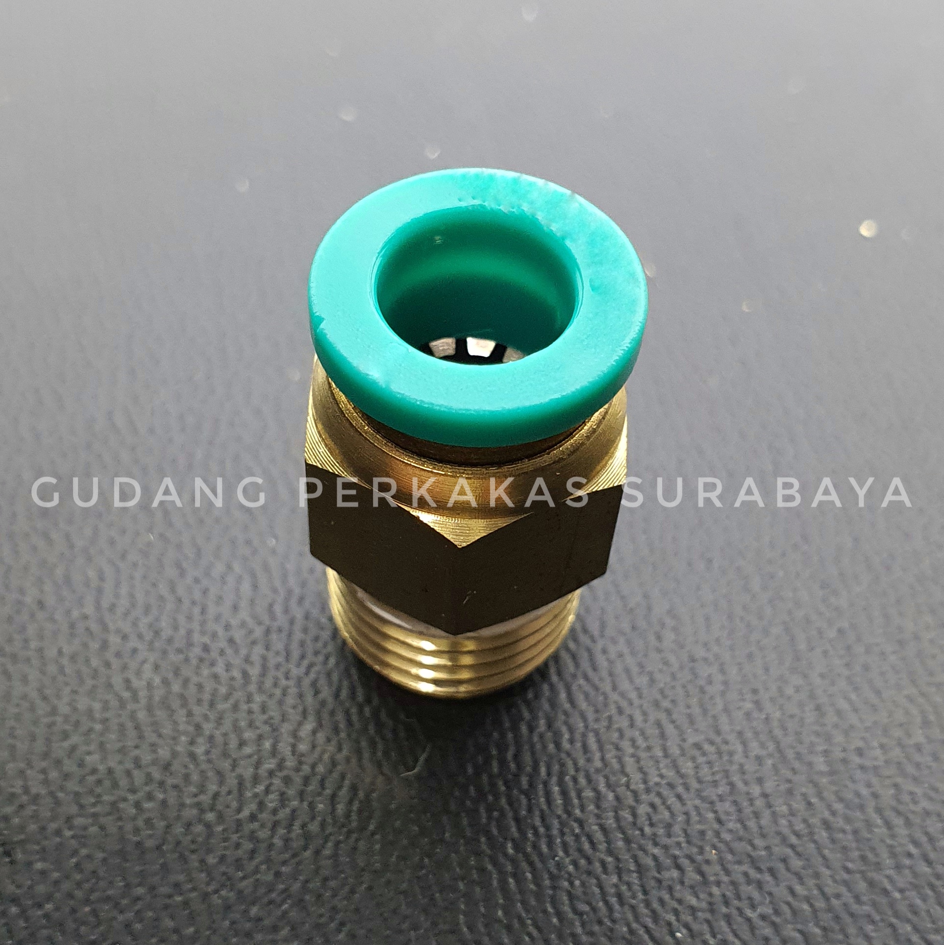 MALE STRAIGHT FITTING 10 mm SELANG PU FITTING PU FITTING PNEUMATIC ...