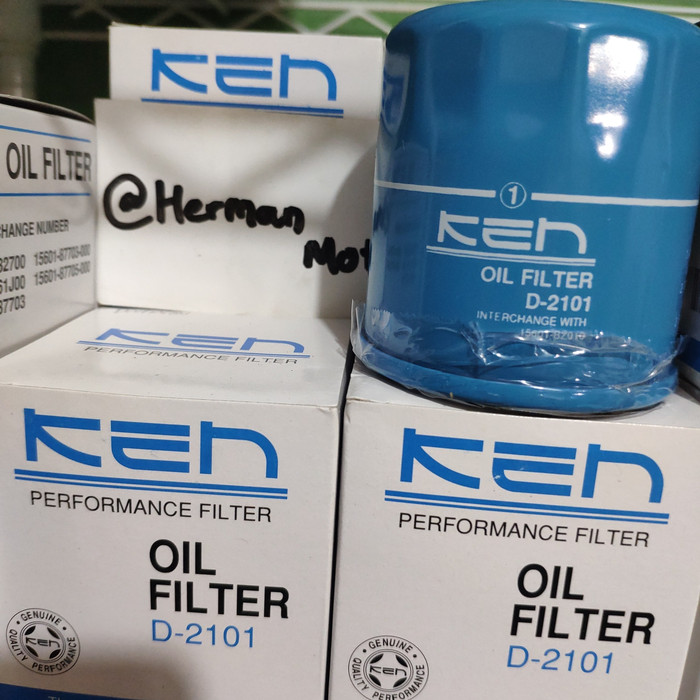 Saringan oli oil filter KEN original D2101 Toyota Avanza - Rush - Calya ...