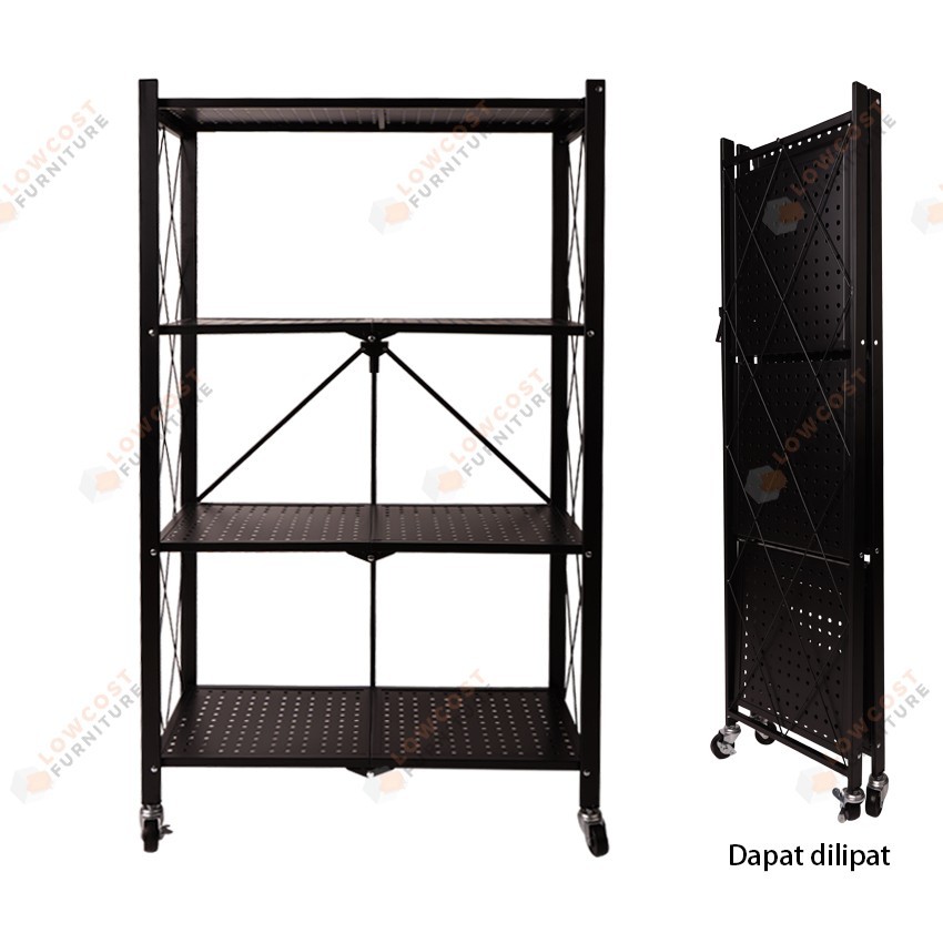 Rak Besi Lipat Folding Dapur Kantor Gudang | Lazada Indonesia
