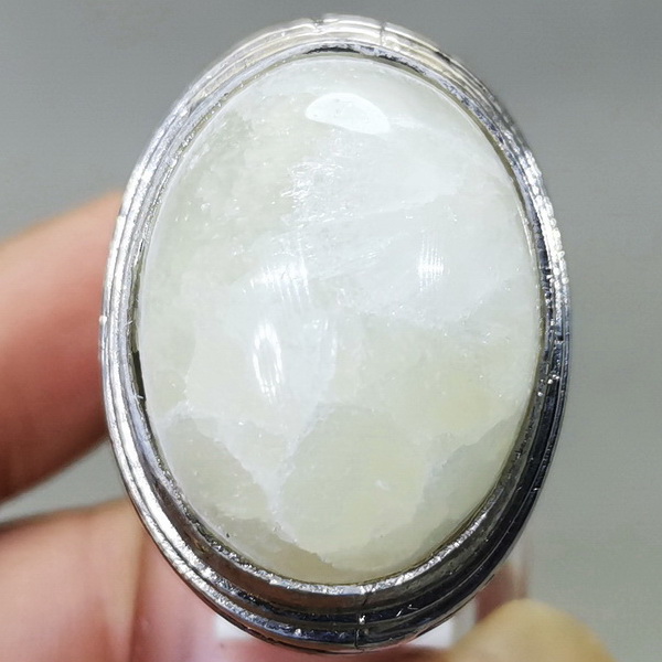 Cincin Batu Akik Mani Gajah Putih Besar Original | Lazada Indonesia