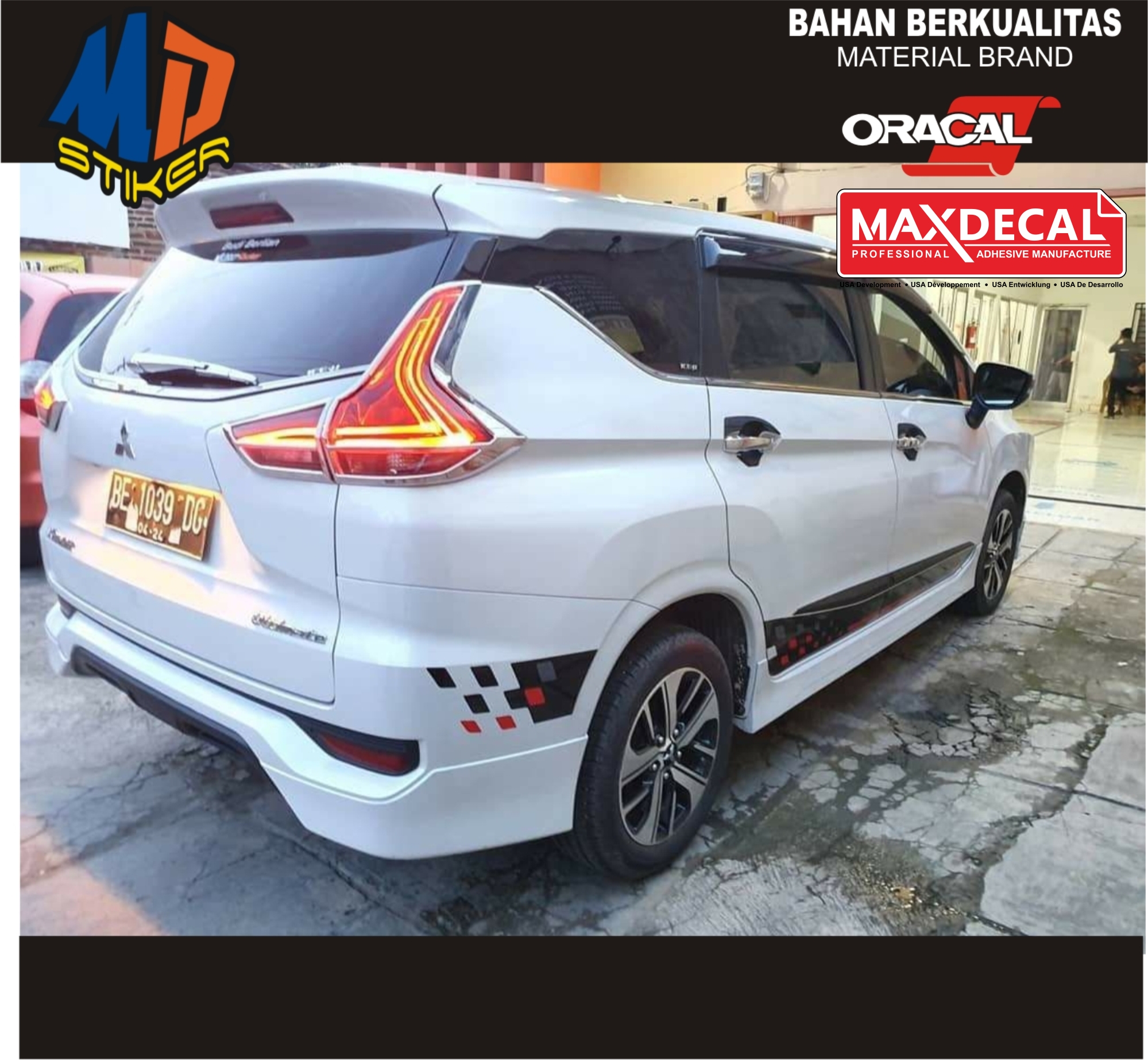 Stiker Mobil Sticker Cutting Lis Variasi body decal xpander minimalis ...