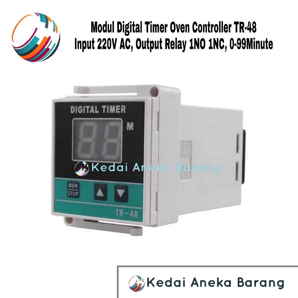 Modul Digital Timer Oven Deck Controller TR-48 TR 48 TR48 220V AC ...