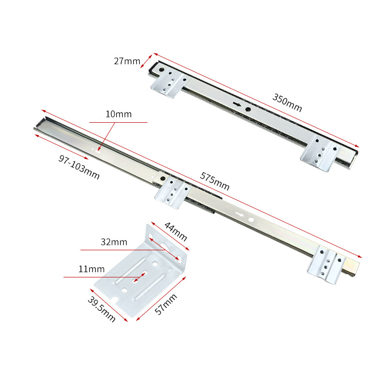 1set Rel Keyboard Tray 27mm Rel Tempat Keyboard Rel Laci Keyboard Tray ...