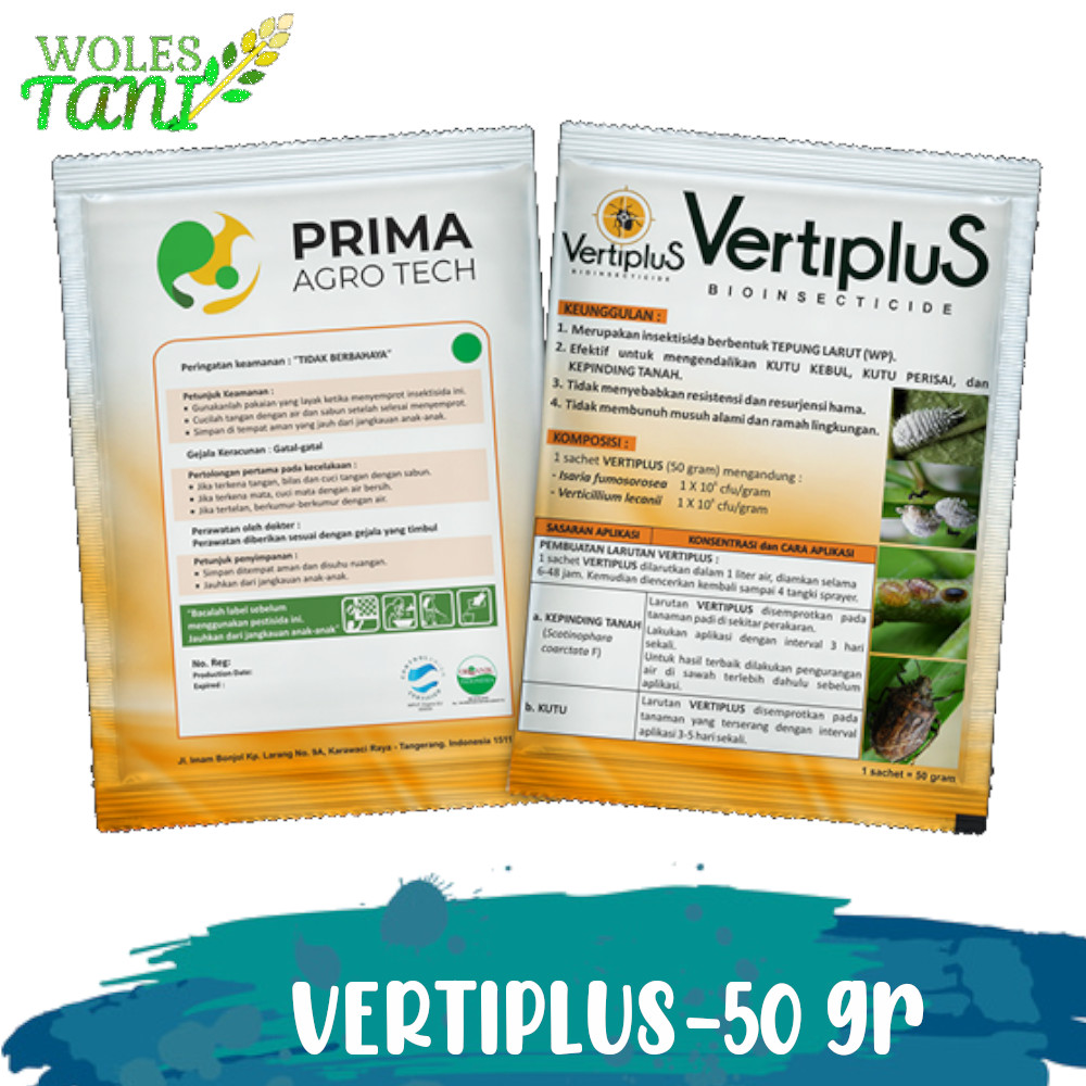 Vertiplus 50 Gram Insektisida Organik | Lazada Indonesia