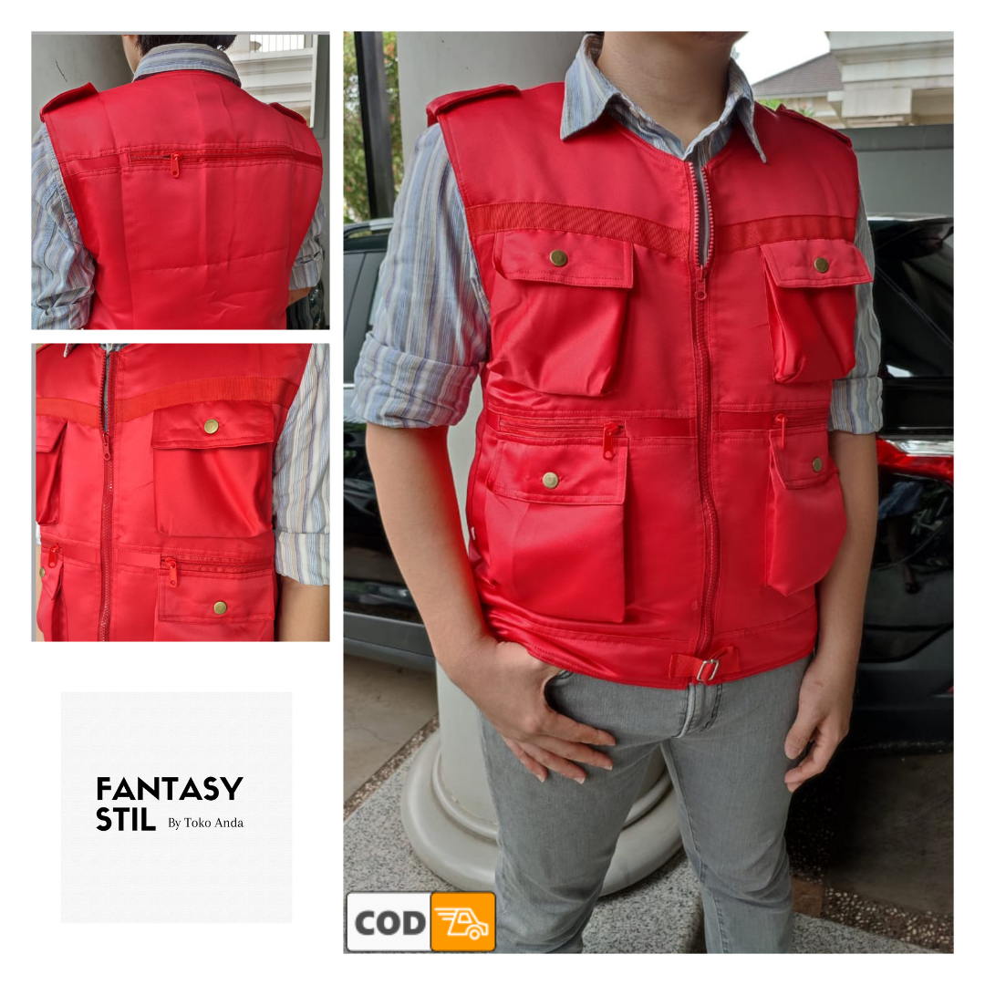 ROMPI KATUN TASLAN LAPANGAN PRIA/ROMPI RELAWAN WARNA MERAH/ROMPI ...