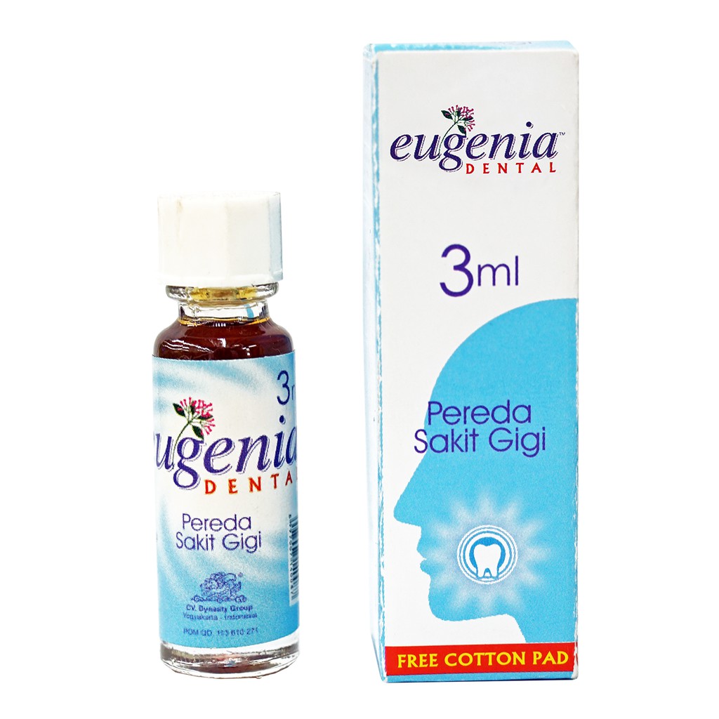 Eugenia Dental 3Ml Cengkeh Clove Obat Pereda Sakit Gigi Kumur | Lazada ...