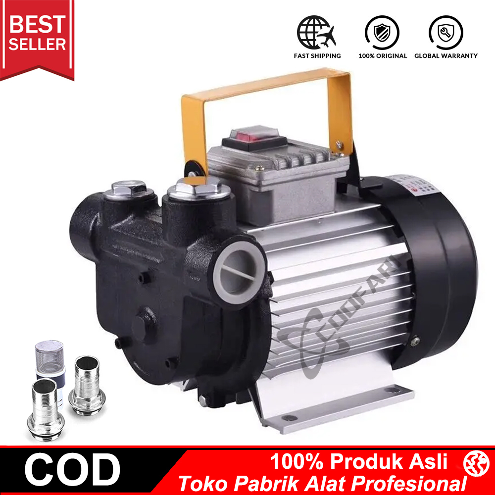 COOFARI Electric Oil Pump Pompa AC YB60 220v Khusus Oli Solar Minyak ...