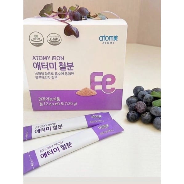 ATOMY IRON Fe (untuk Kebutuhan Zat Besi) isi 60 sachets Original Korea | Lazada Indonesia