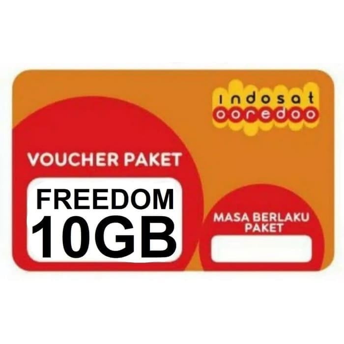 IM3 INDOSAT 10GB Freedom | Voucher Data | Masa Aktif 30 Hari | Berlaku ...