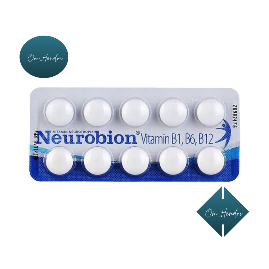 NEUROBION Vitamin Neurotropik B1,B6,B12 Biru PerStrip | Lazada Indonesia