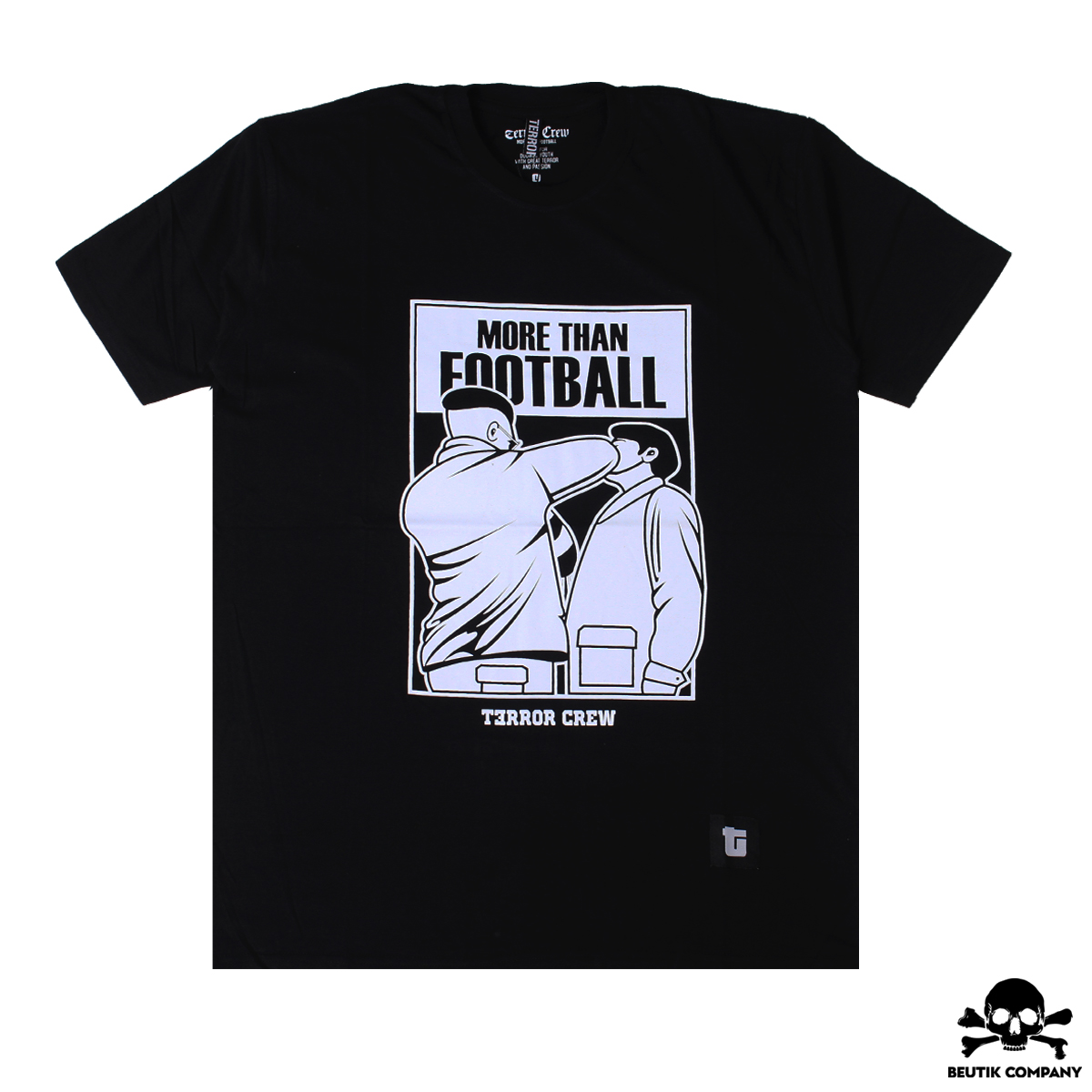 MORE THAN FOOTBALL- Terror crew | T-Shirt | Kaos Supporter | Ultras ...