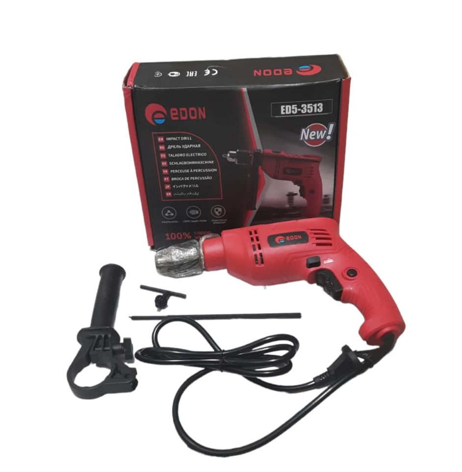 Mesin Bor Besi Beton Tembok Bor Tangan 13mm By Edon | Lazada Indonesia