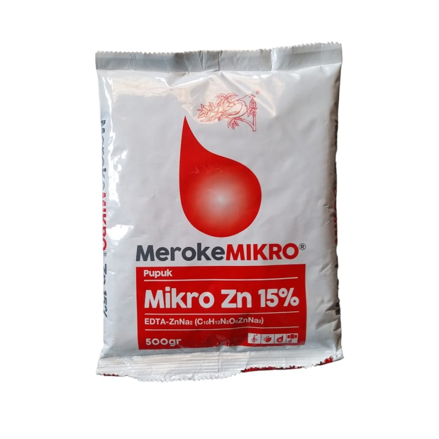 Pupuk Meroke Mikro (Z.N 15% EDTA) 500 Gram Kemasan Pabrik Hidroponik ...