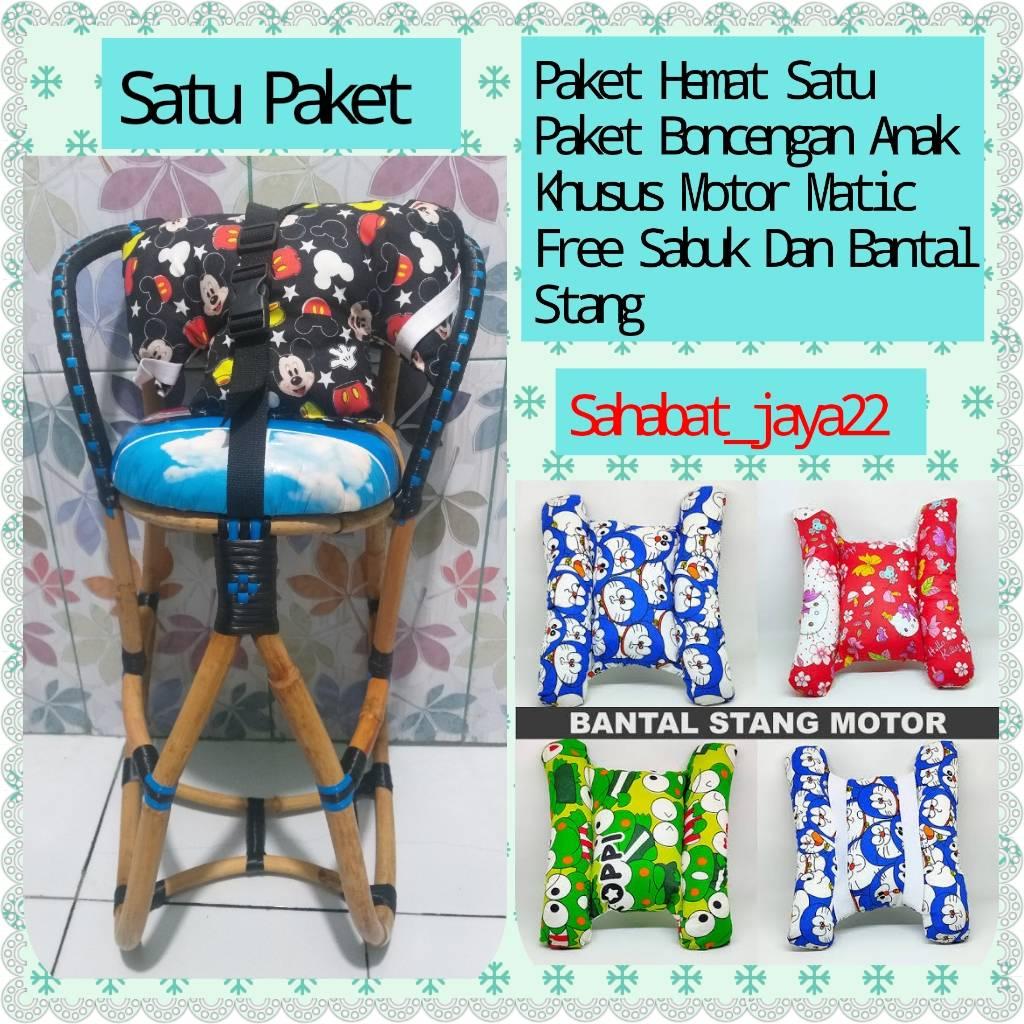 PAKET KOMPLIT kursi boncengan motor MATIC, kursi boncengan anak bahan ...