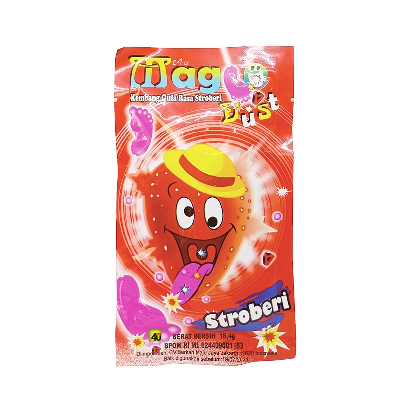 Magic Dust - STRAWBERRY Lollipop Popping Candy - 1 Sachet | Lazada ...