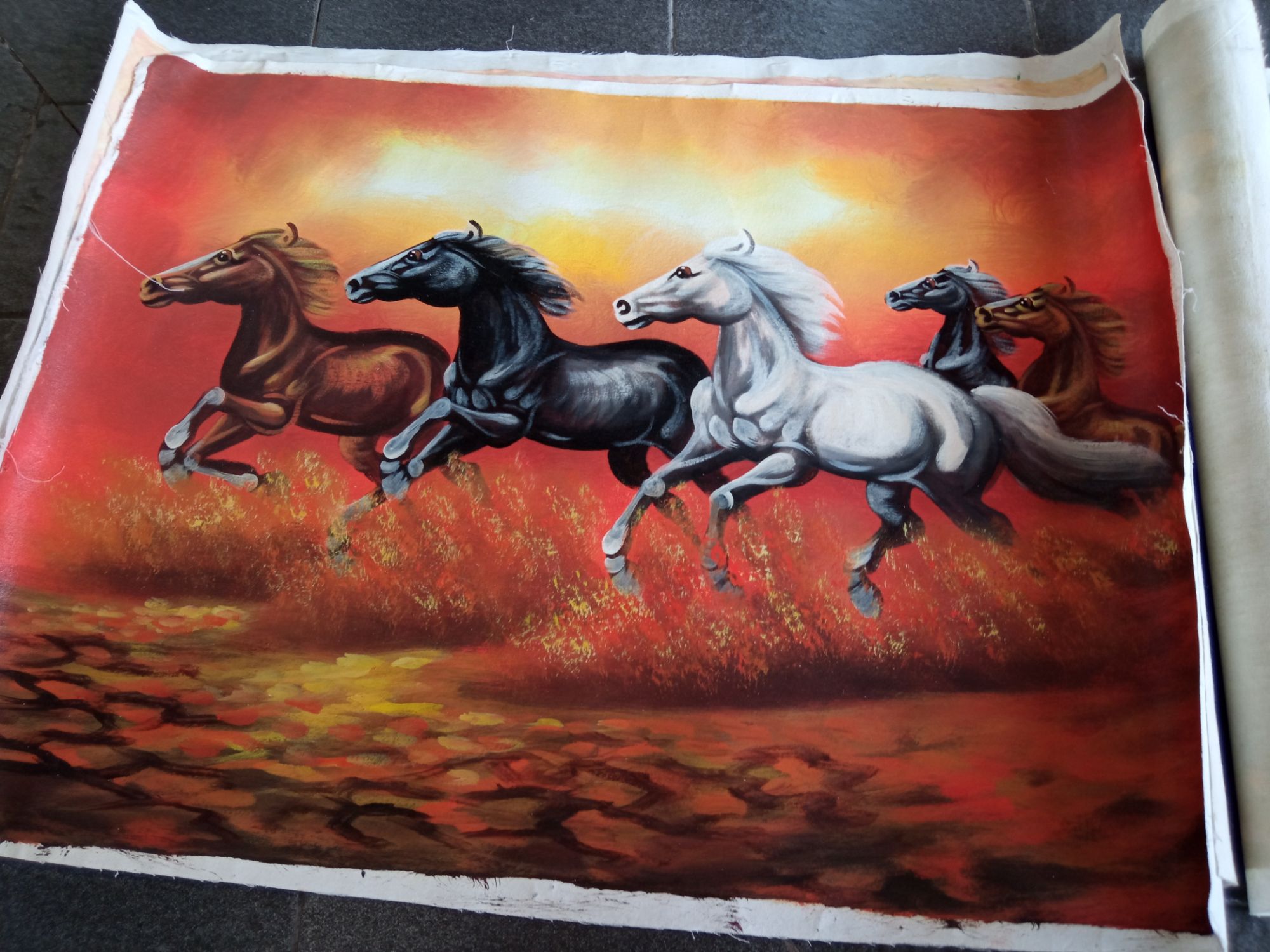 Lukisan kuda kanvas horse | Lazada Indonesia