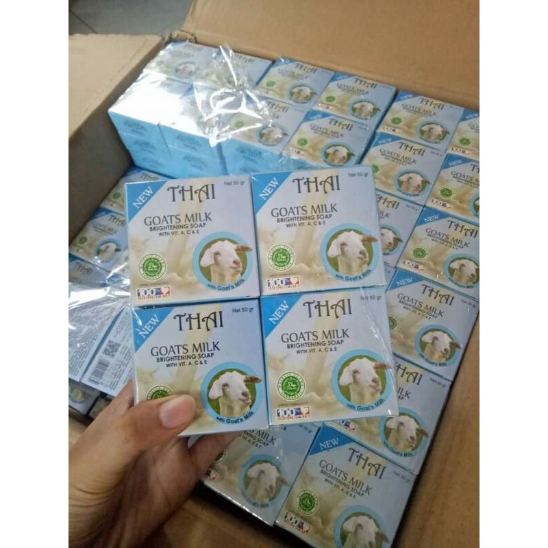 Thai Goats Milk Soap / Thai Bar Soap / Sabun Susu Kambing | Lazada ...