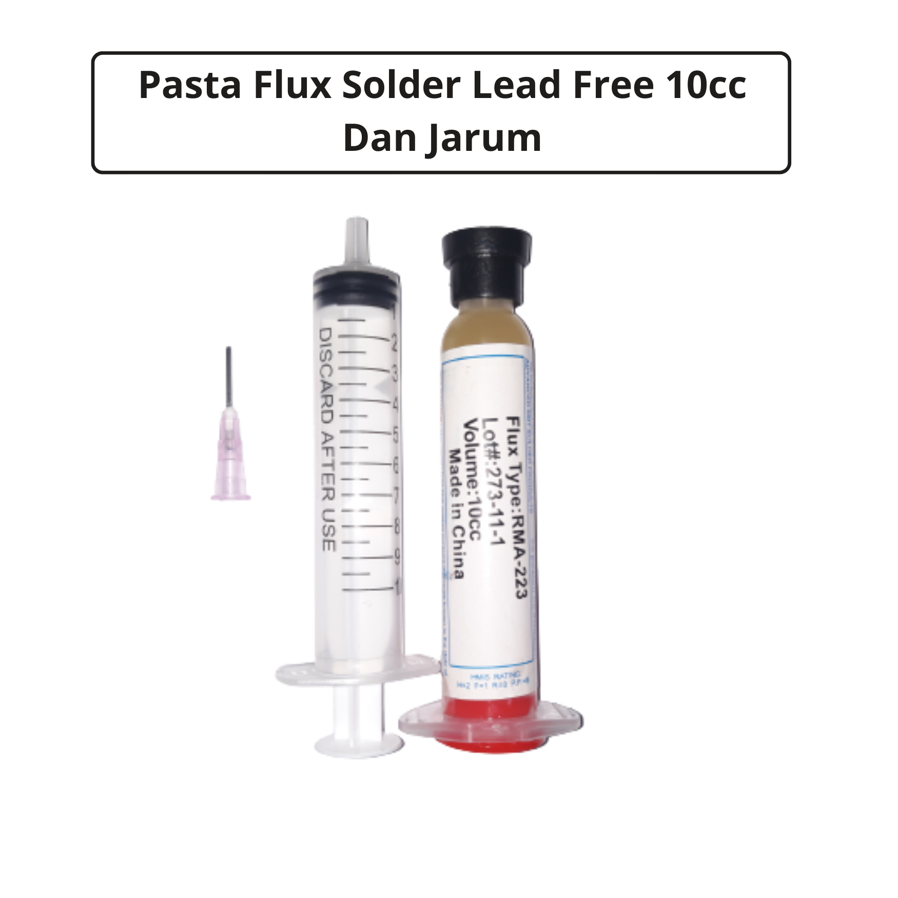 Pasta Flux Solder Lead Free 10cc Pencair Timah Dan Jarum | Lazada Indonesia