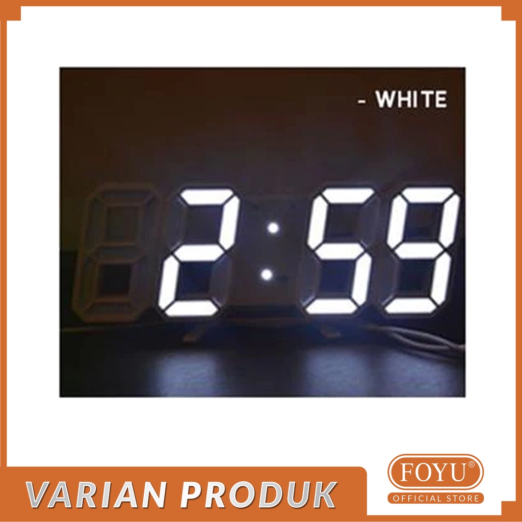 Jam Digital Dinding USB 3D Alarm 2in1 Multifungsi Gantung | Lazada ...