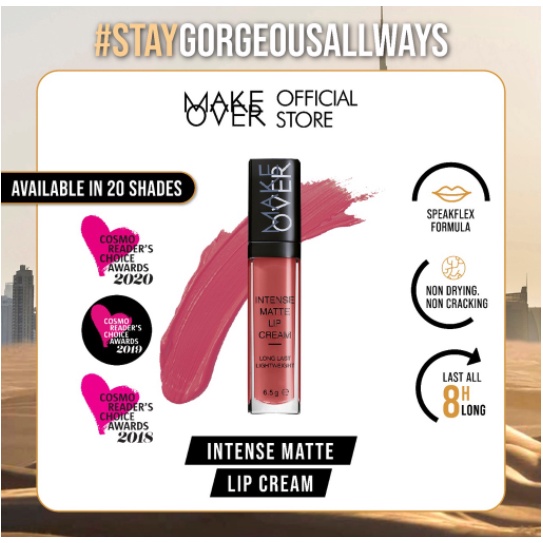 Make Over Intense Matte Lip Cream | Lazada Indonesia