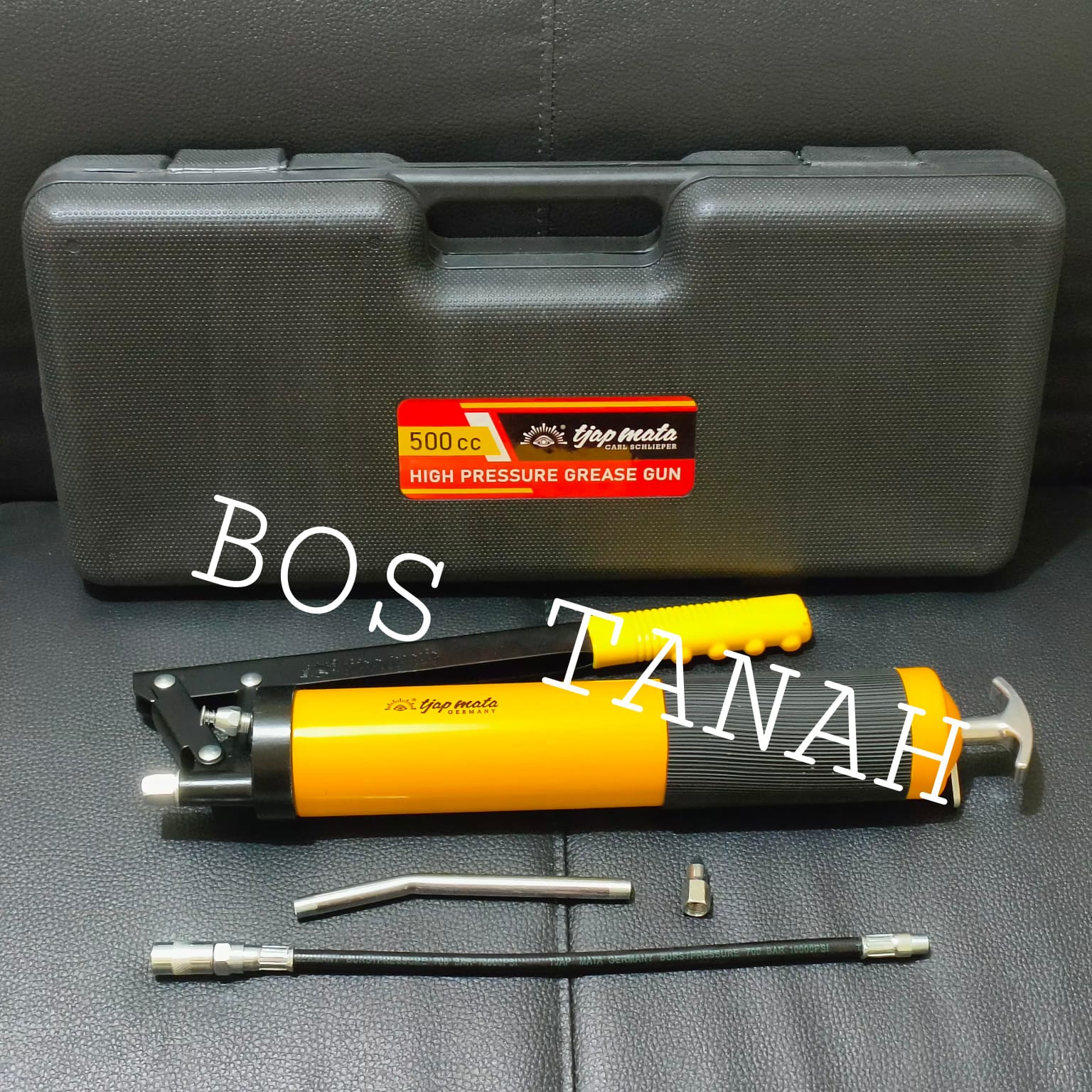 Pompa gemuk 500cc Grease gun 500 CC Stempet tangan manual Tjap Mata ...