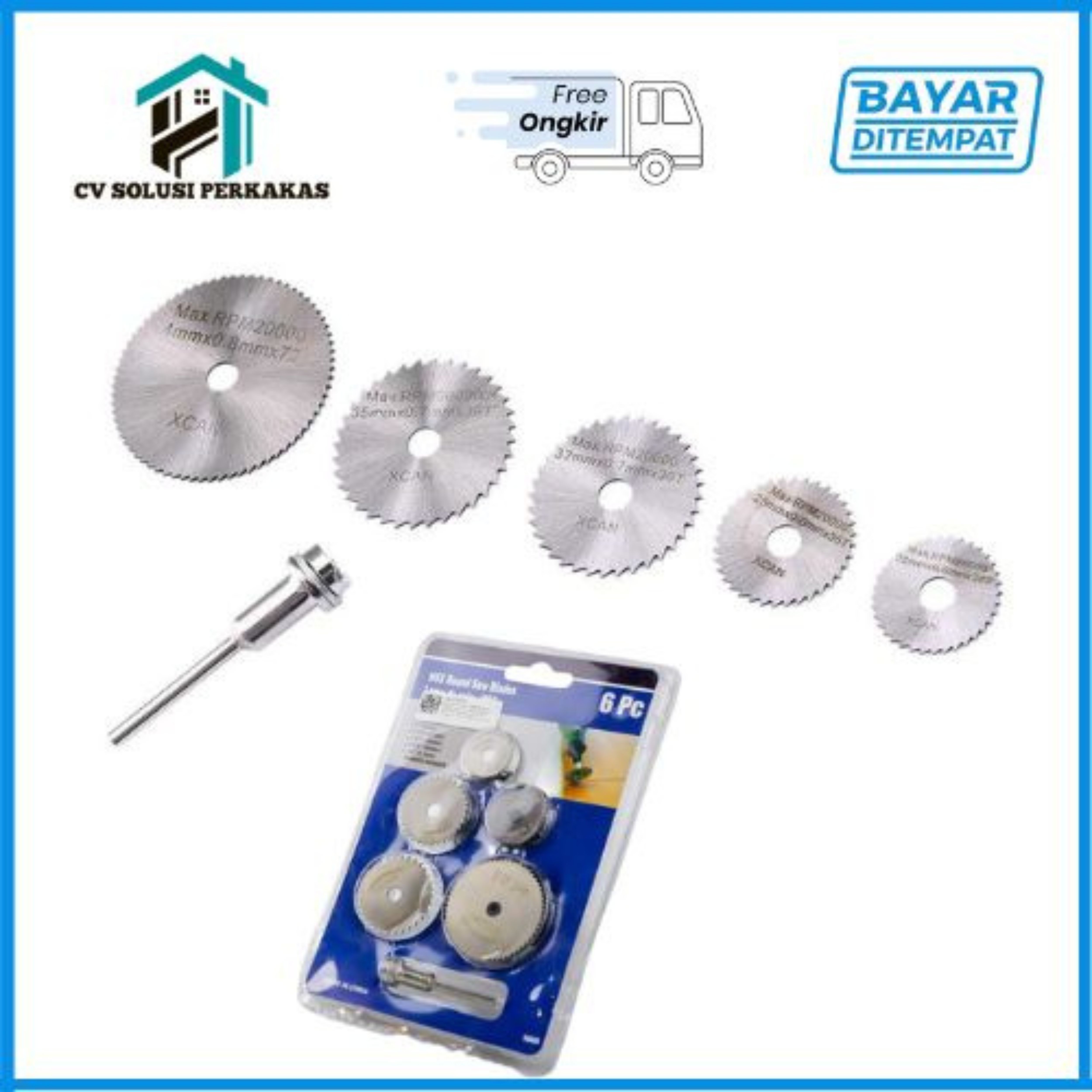 Mata Bor Mini Gerinda Besi Pengukir Kayu Full Set HSS 22/25/32/35/44 mm ...