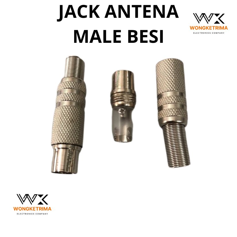 JACK ANTENA BESI JACK ANTENA MALE | Lazada Indonesia