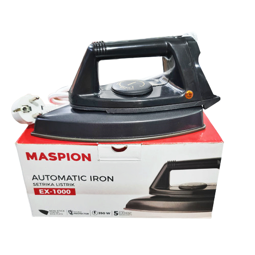 MASPION EX-1000 Setrika Listrik Otomatis - Setrika Anti Lengket ...