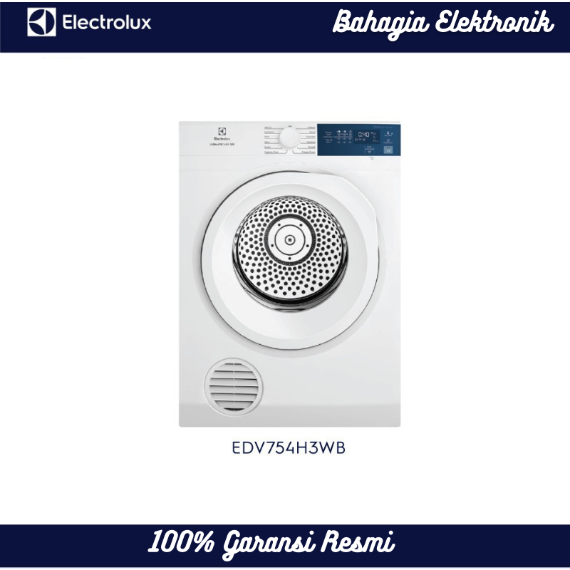 ELECTROLUX EDV754H3WB UltimateCare 300 venting dryer 7.5kg | Lazada ...