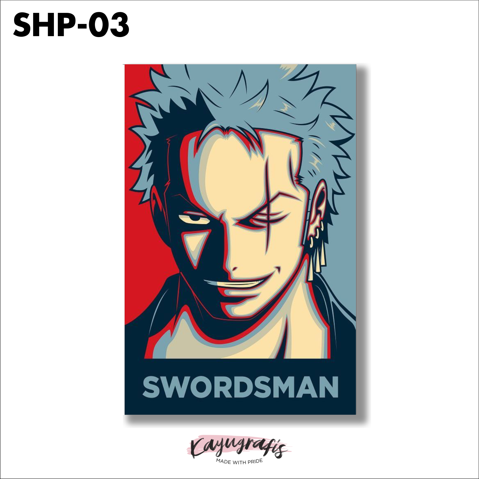 (BISA COD) HIASAN DINDING STRAW HAT PIRATES (SHP) ONE PIECE LUFFY ...