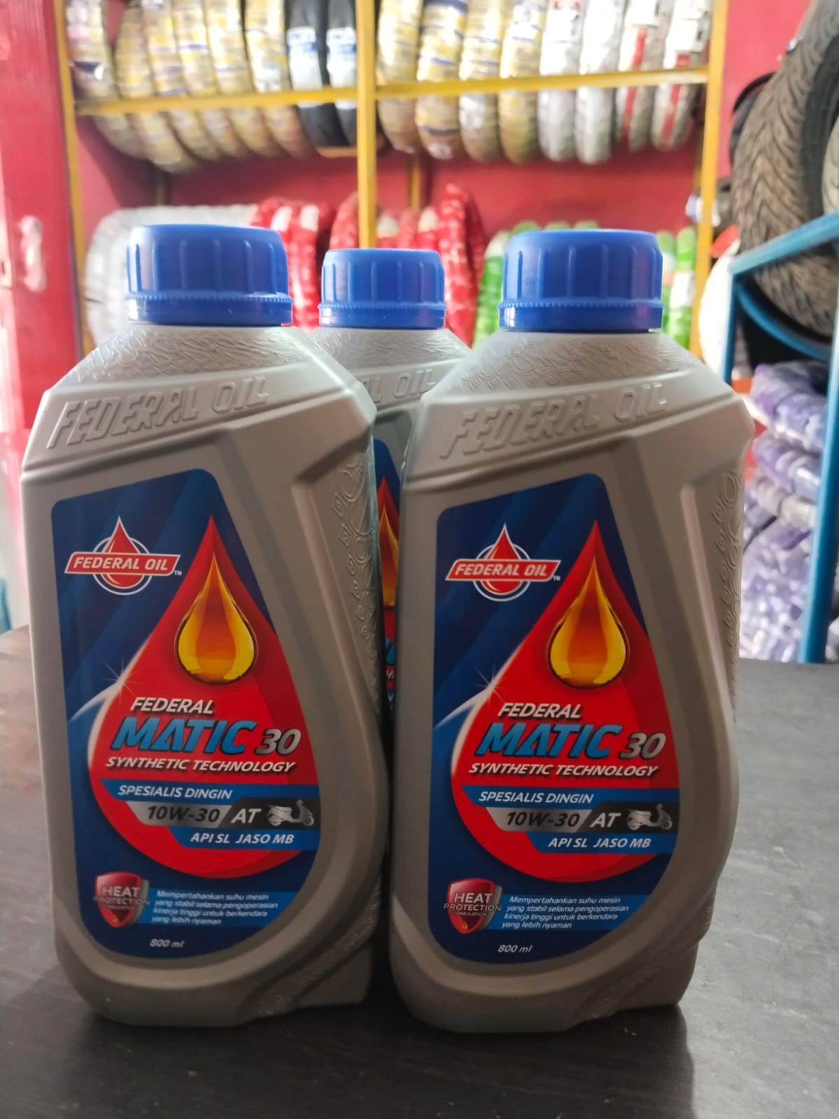 OIL FEDERAL MATIC 30 ECOMAXX 800ML SYNTHETIC SPECIAL 10W - 30 API SL JASO MB ORIGINAL (A ...