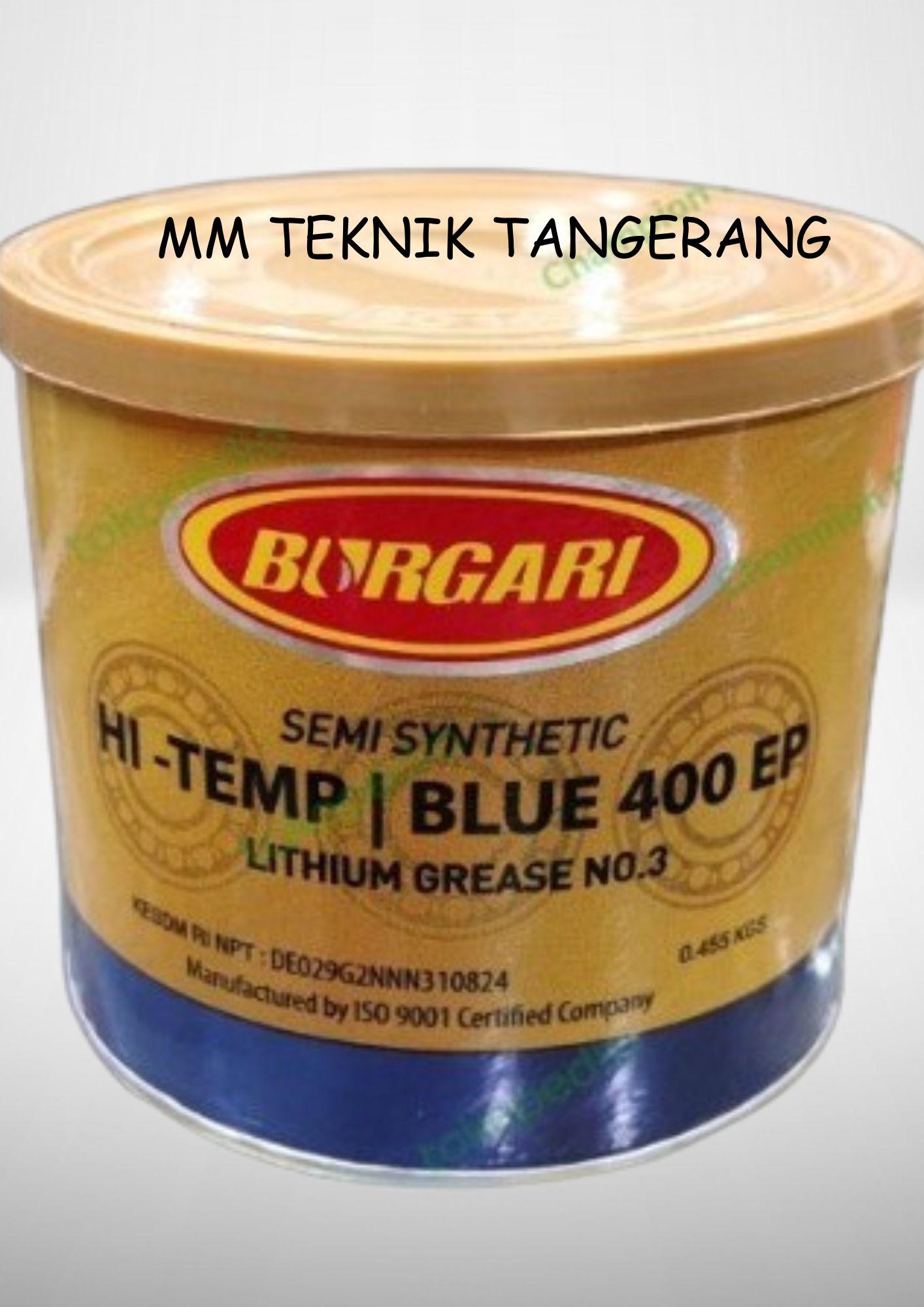 Grease 455 Gram Burgari Biru Lithium Grease EP Pelumas Gemuk Grease ...