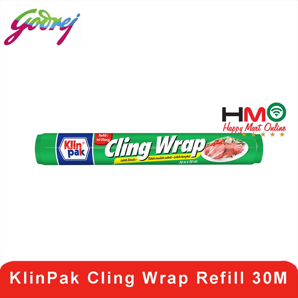 Klinpak Klin Pak Cling Wrap Refill Plastik Wrap Makanan 30M x 30CM ...