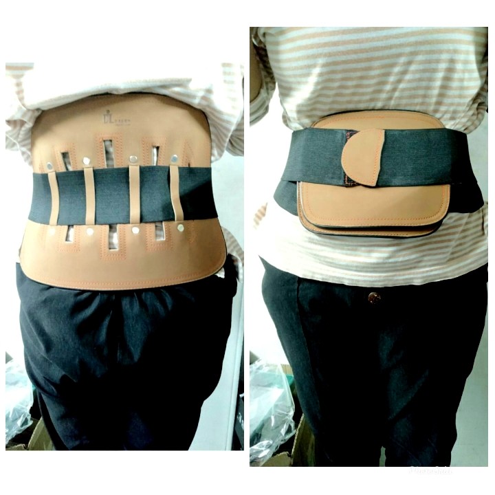 Korset Lumbar Support Penopang Penyangga Sakit Pinggang Plat Besi ...