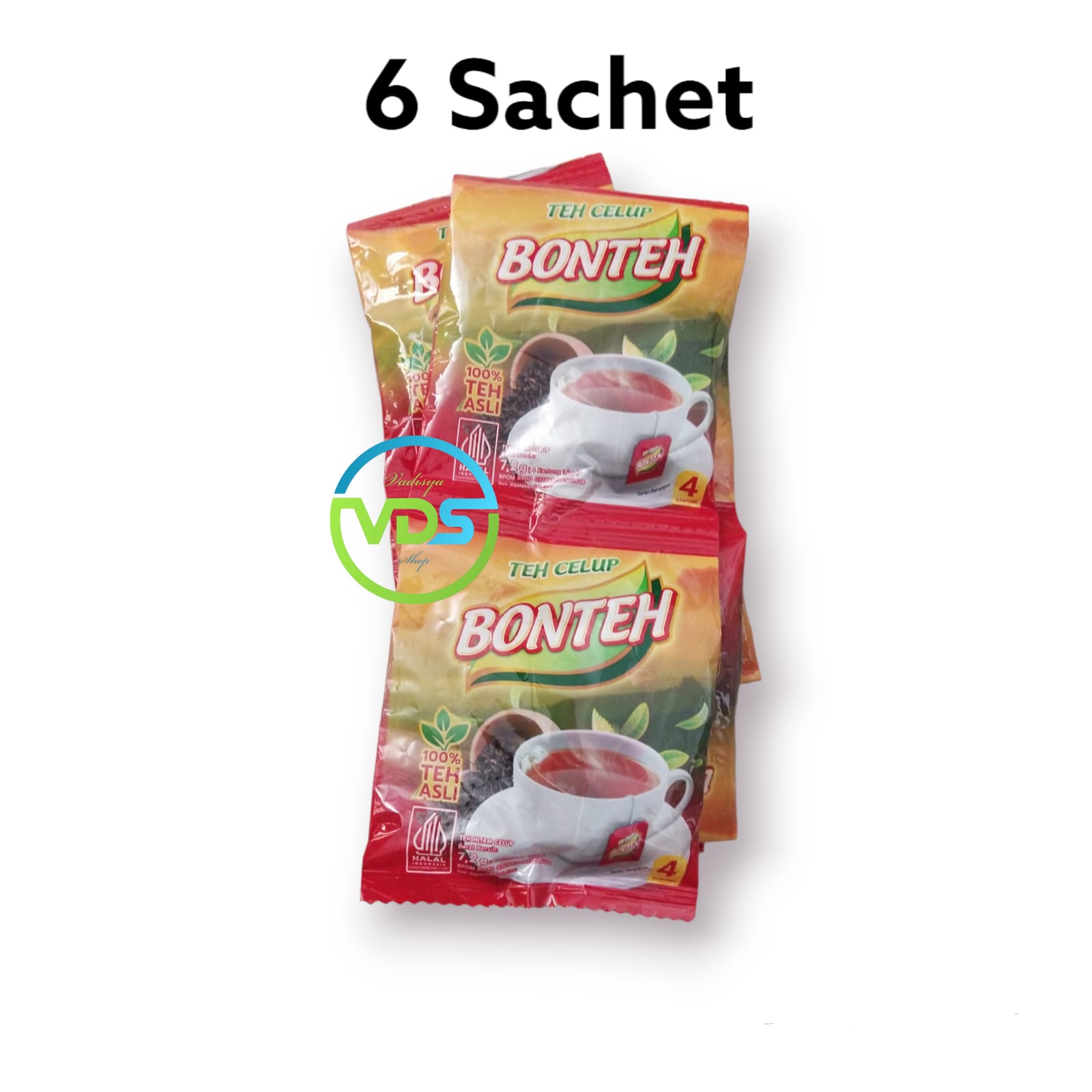 PROMO !!! Teh Celup Bonteh 6 Sachet isi 4 Kantong Teh Hitam Pilihan ...