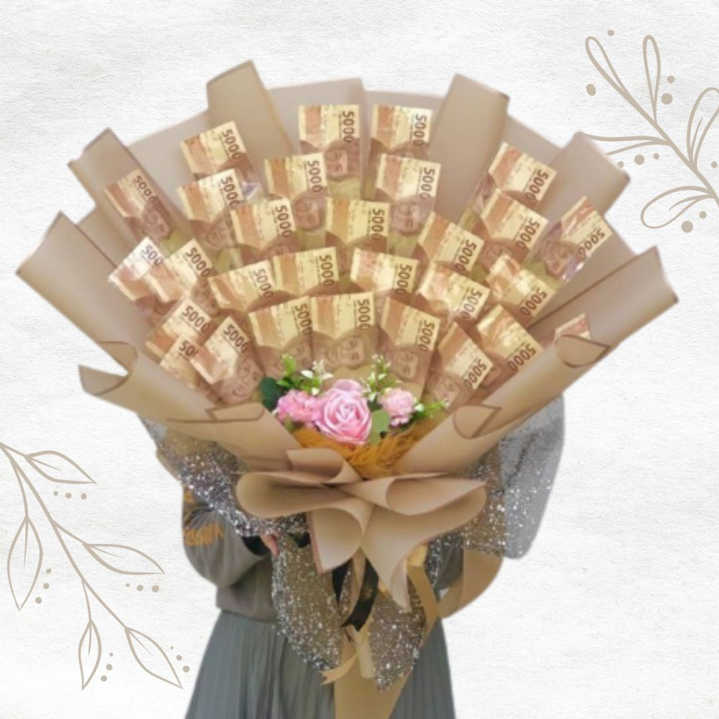 buket uang kosong murah / Promo buket uang kosong 20 lembar | Lazada ...