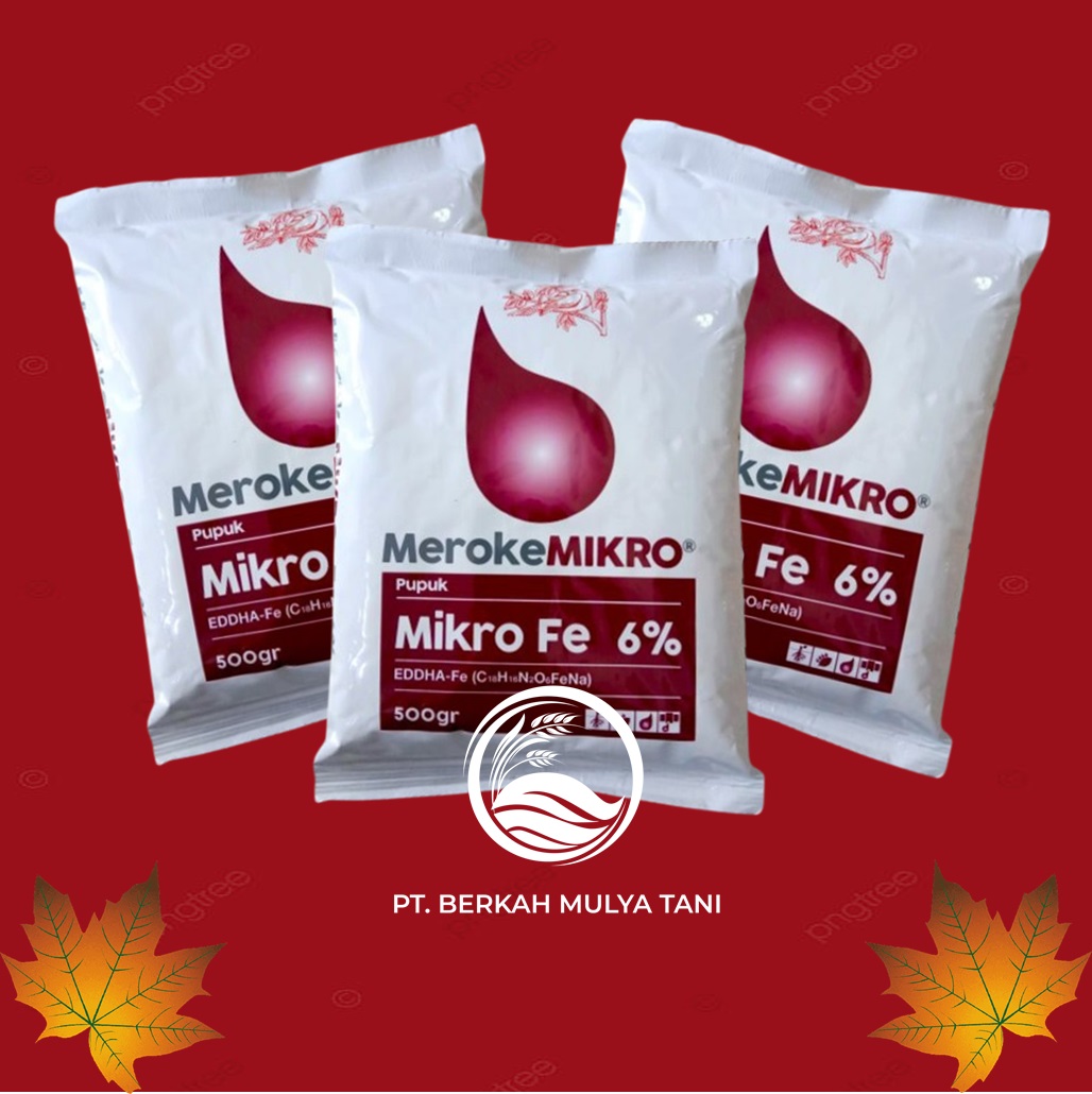 Pupuk Meroke Micro fe 6% Eddha Kemasan 500 Gram Original | Lazada Indonesia