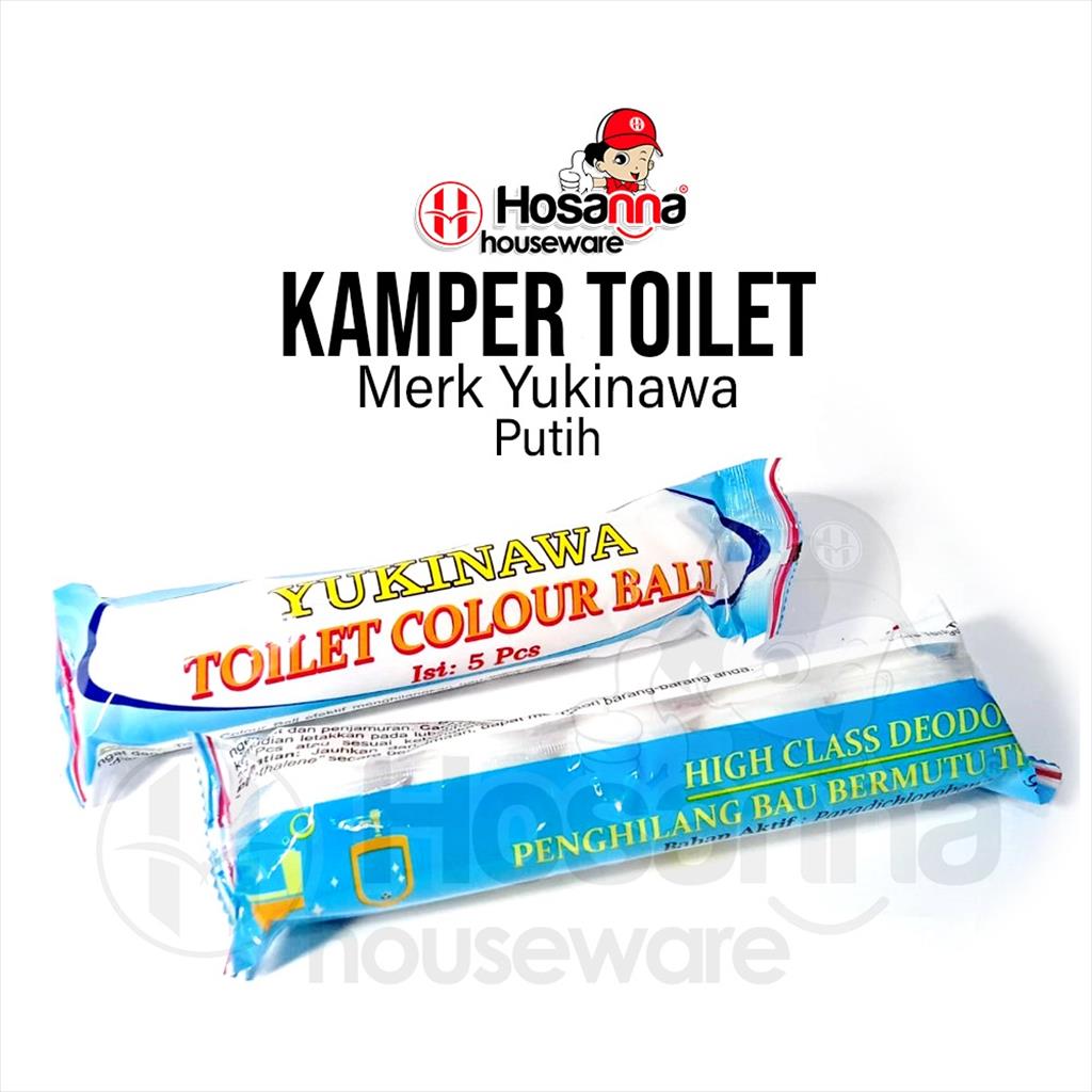 Kamper Toilet Warna / Putih Bulat isi 5 / Toilet Colour Ball | Lazada ...