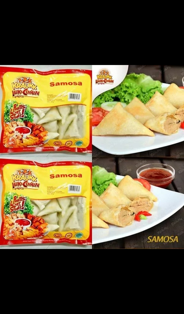 froZN Kraukk SAMOSA kemasan 250g enak sehat dan murah | Lazada Indonesia