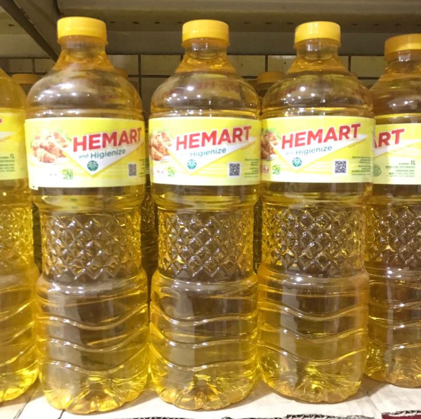 Minyak goreng Hemart kemasan botol netto 1 Liter | Lazada Indonesia