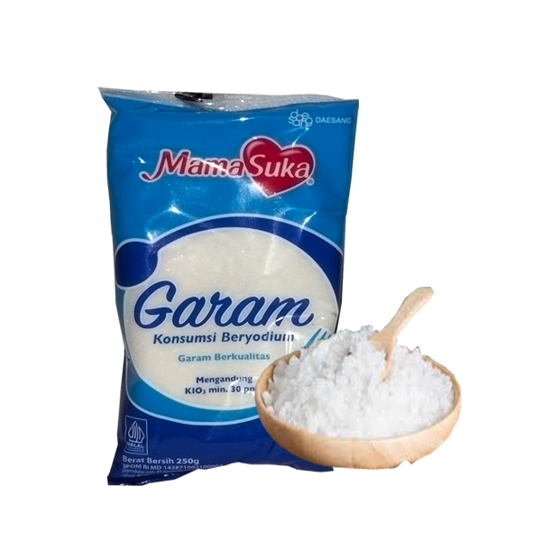 Mamasuka Delisaos Garam Halus Beryodium 250 gram penyedap rasa | Lazada ...