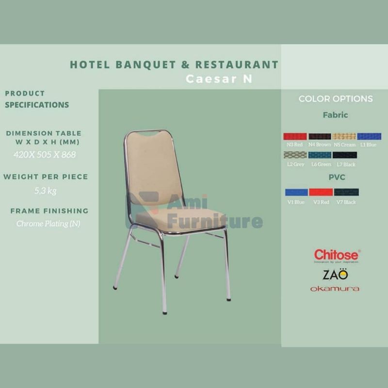 Kursi kerja/kursi restoran/kursi susun seri CAESAR N kursi Chitose ...
