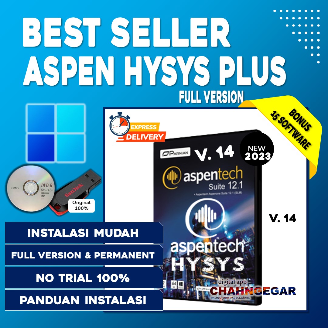 Aspen Hysys 14 Plus Full Version Software Aspen One Hysys 12 simulator ...