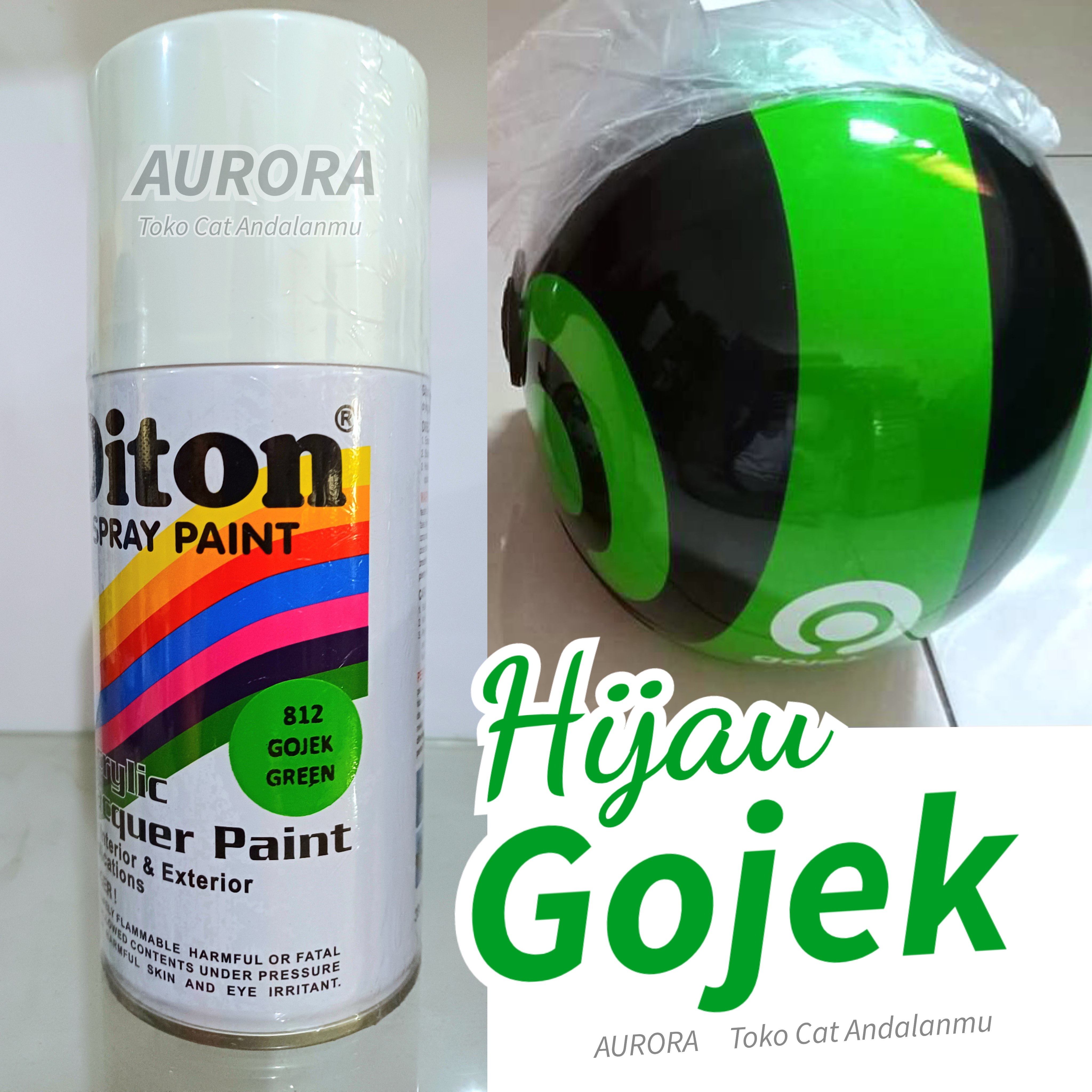 Cat Ijo Gojek Diton Hijau Gojek Green 812 | Lazada Indonesia